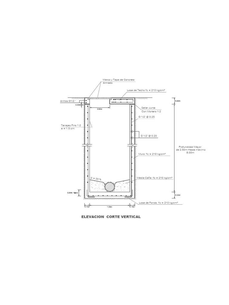 Elevacion Corte Vertical | PDF