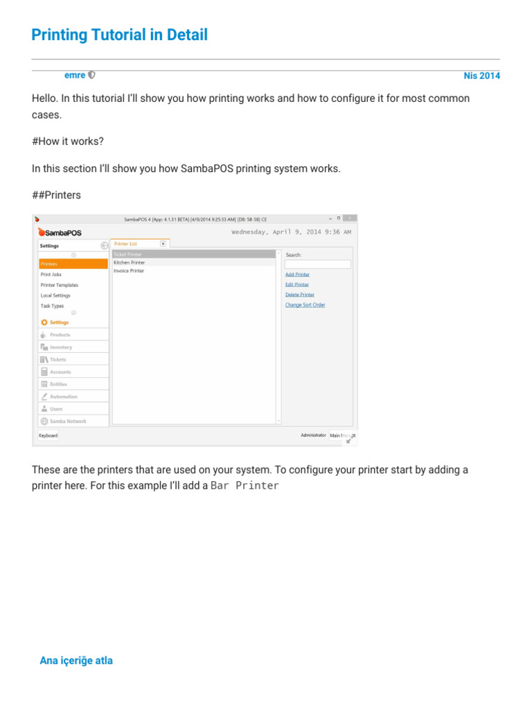 Printing Tutorial in Detail - Version 4 - V4 Tutorial - SambaClub Forum ...