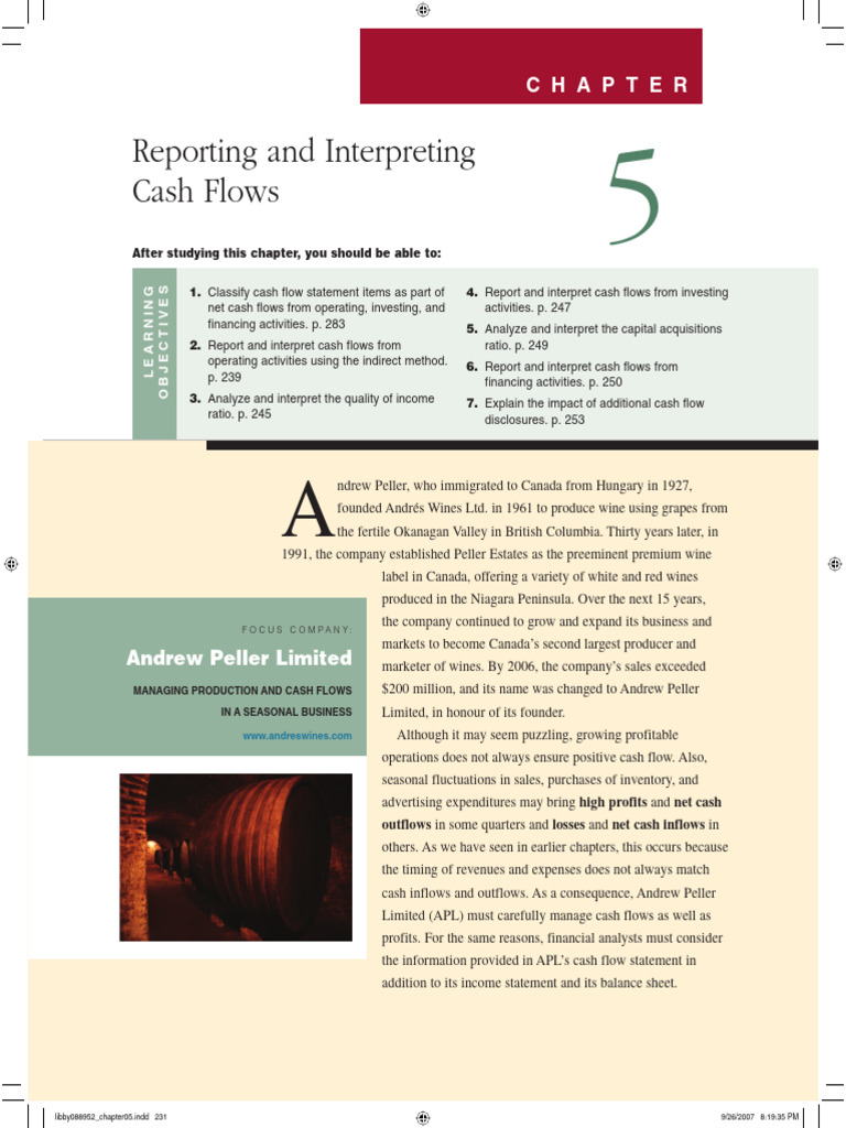 Part 3 - Interpretion of Cash Flow Patterns - Financial Accounting ...