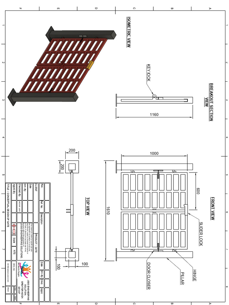 Engineering Design Blueprint | PDF | Architectural Elements