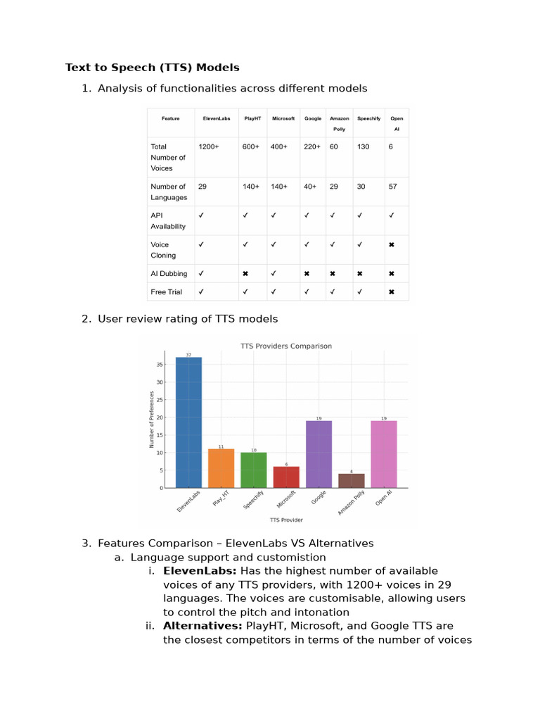 Text To Speech Models | PDF | Art | Computers