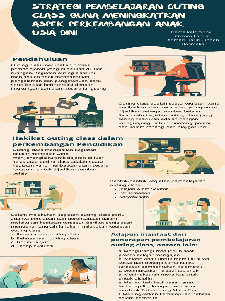 Infografis Strategi Pembelajaran Outing Class | PDF