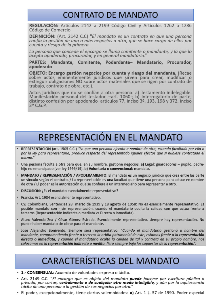 Contrato de Mandato: Análisis Legal | PDF | Justicia | Crimen y violencia