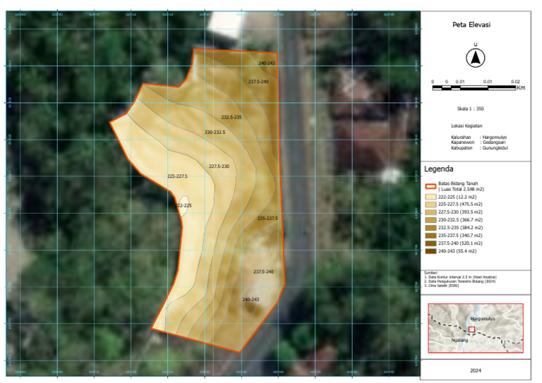 01 Peta Elevasi | PDF