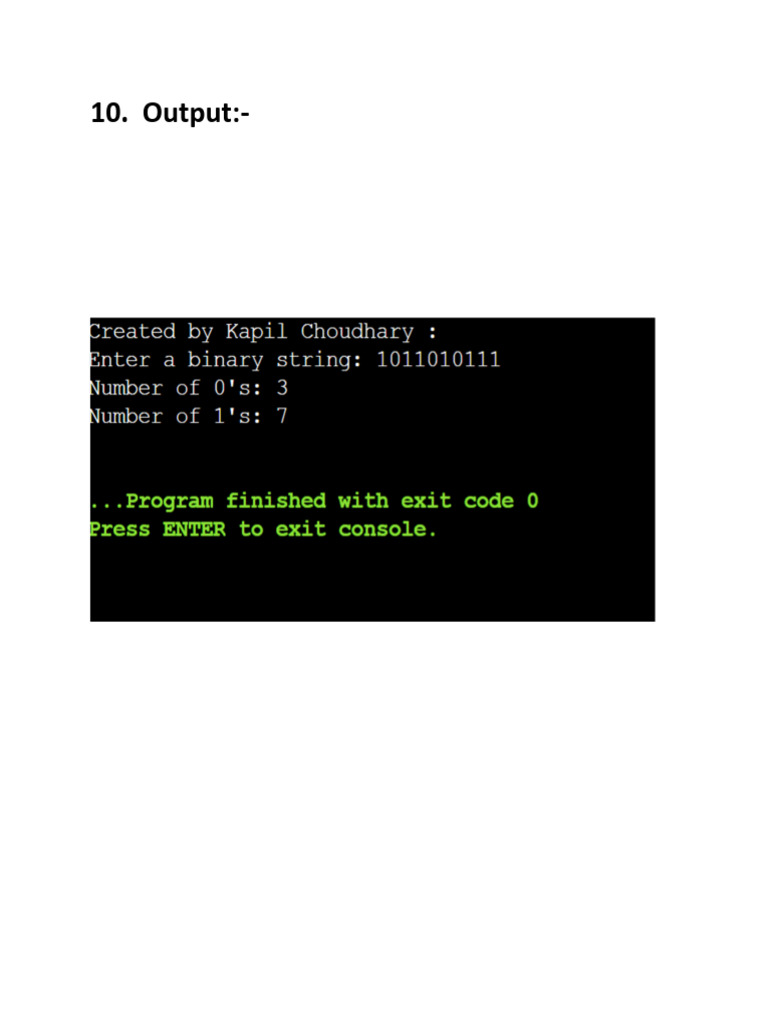 TOC Output 5,6,7 | PDF