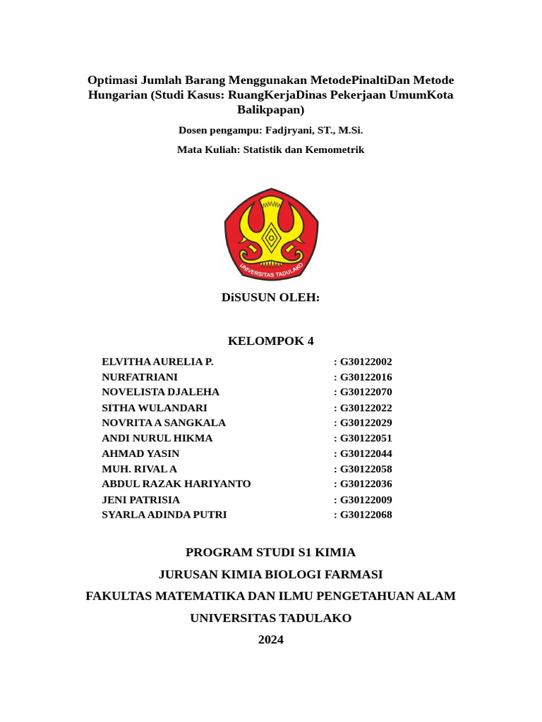 Metode Optimasi | PDF