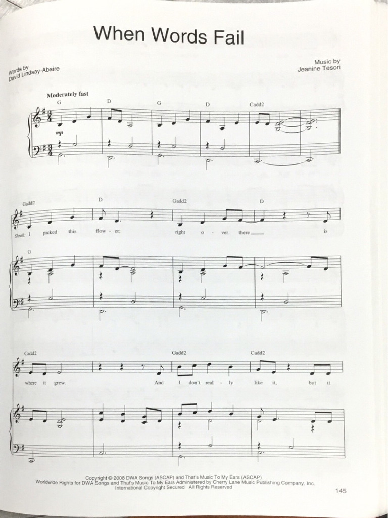 When Words Fail | PDF