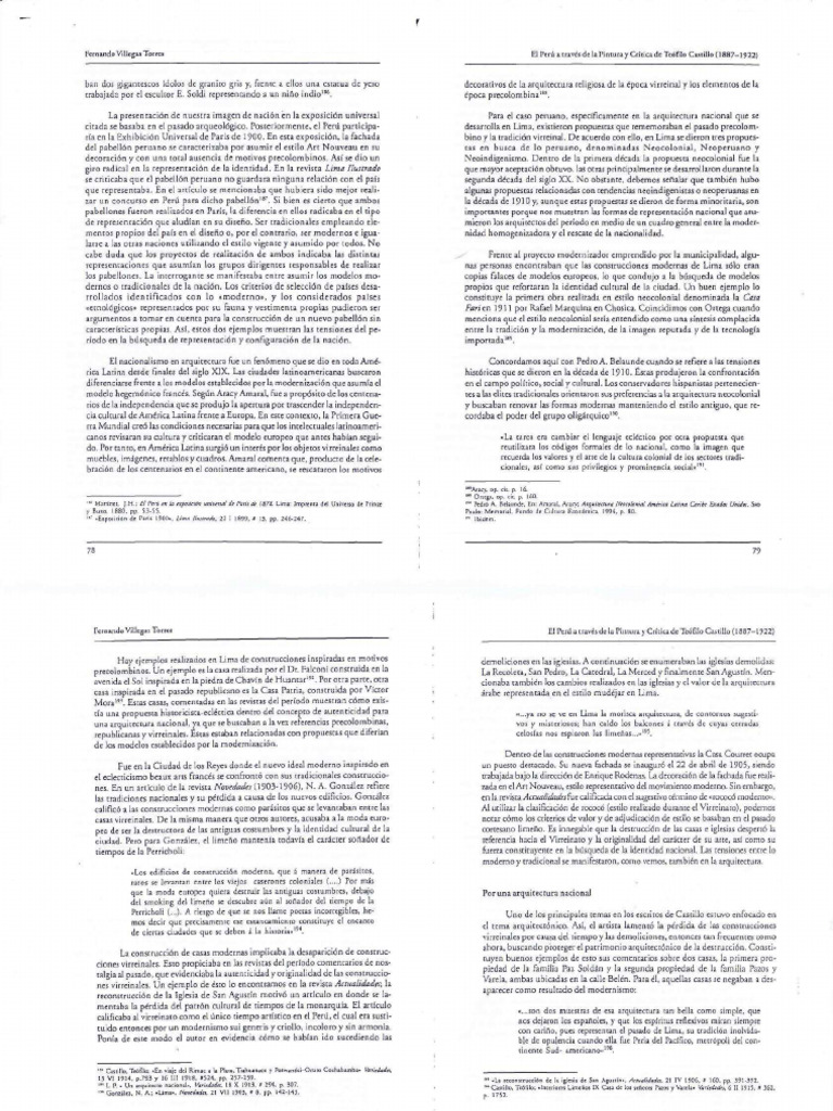 El Peru Atravez de La Pintura y Critica de Teofilo Castillo Pag 41-90 ...