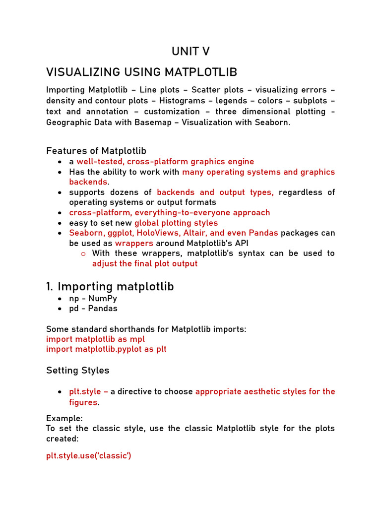 Unit V Notes | PDF | Computers Unit V Notes | PDF | Computers