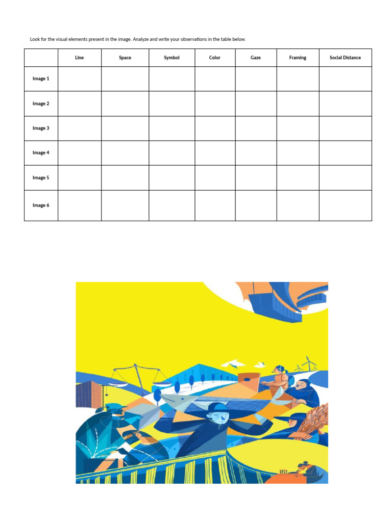 English 6-Performance Task-Visual Elements | PDF