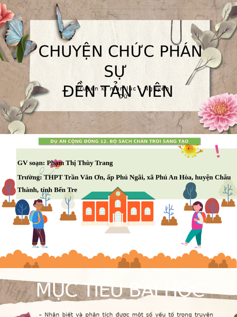 Dacđ12- Ct -Nhóm 3- Bài 3- Đọc Vb1-Chuyện Chức Phán Sự Đền Tản Viên | PDF