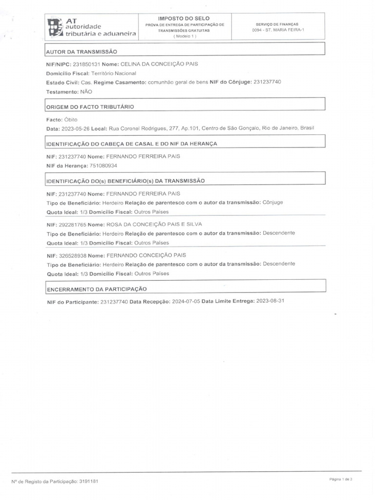 Isencao Imposto Selo | PDF