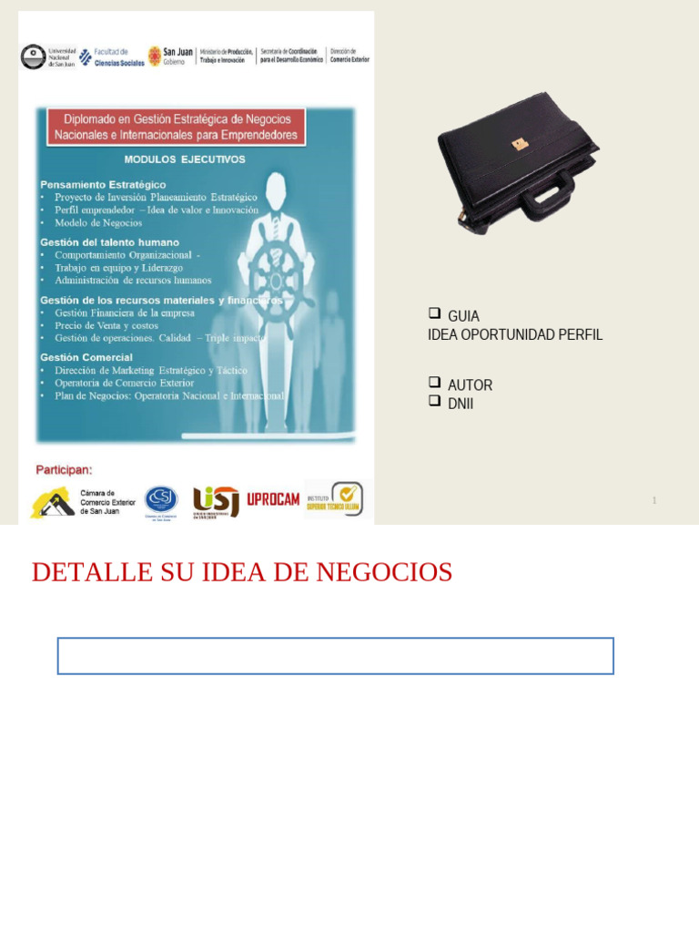 Guia Idea Oportunidad Modelo de Negocios | PDF | Economias | Business Guia Idea Oportunidad Modelo de Negocios | PDF | Economias | Business