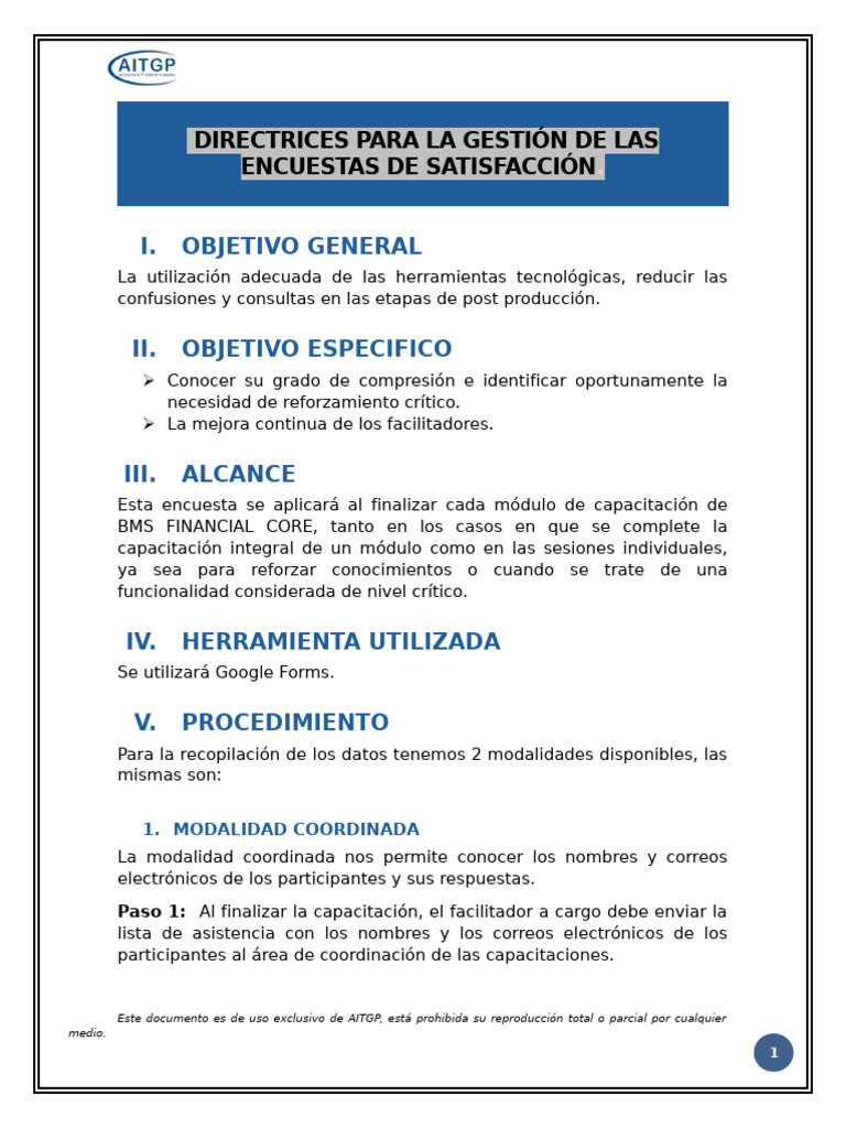 ENCUESTA DE SATISFACCIÓN-11Abril2024 | PDF | Crecimiento personal y ...