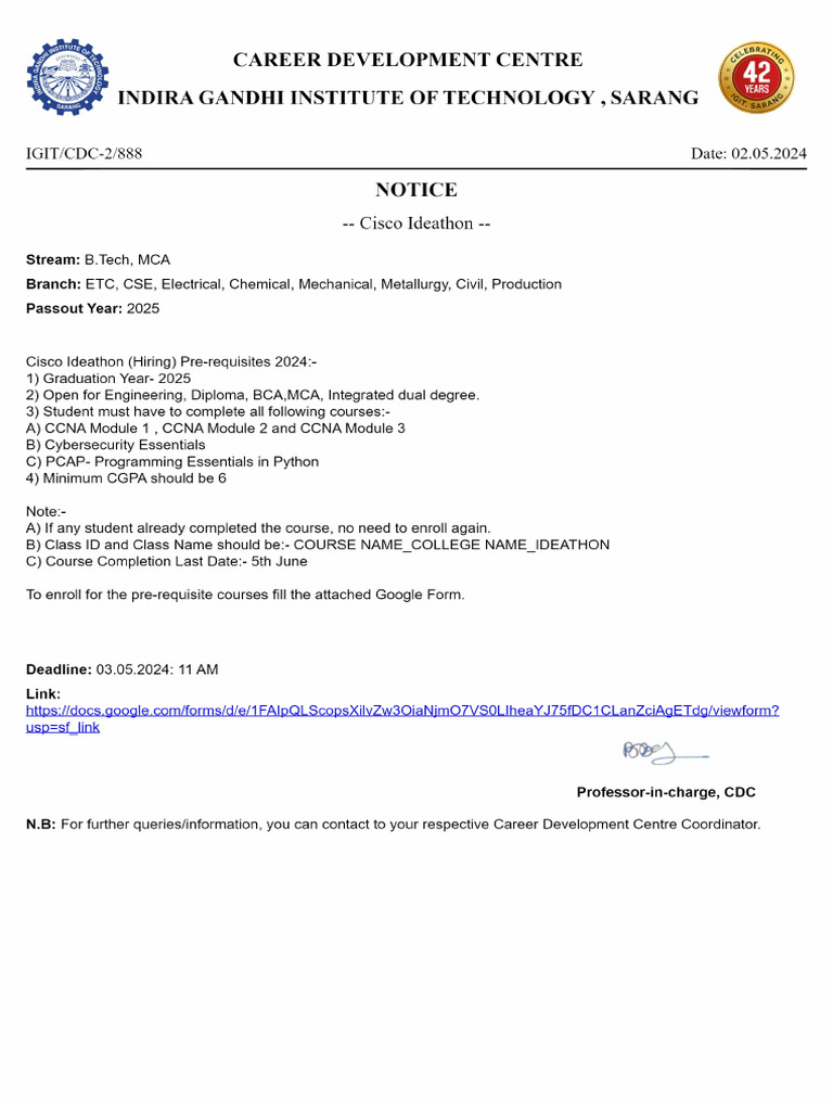 Cisco Ideathon (FY-2025) | PDF