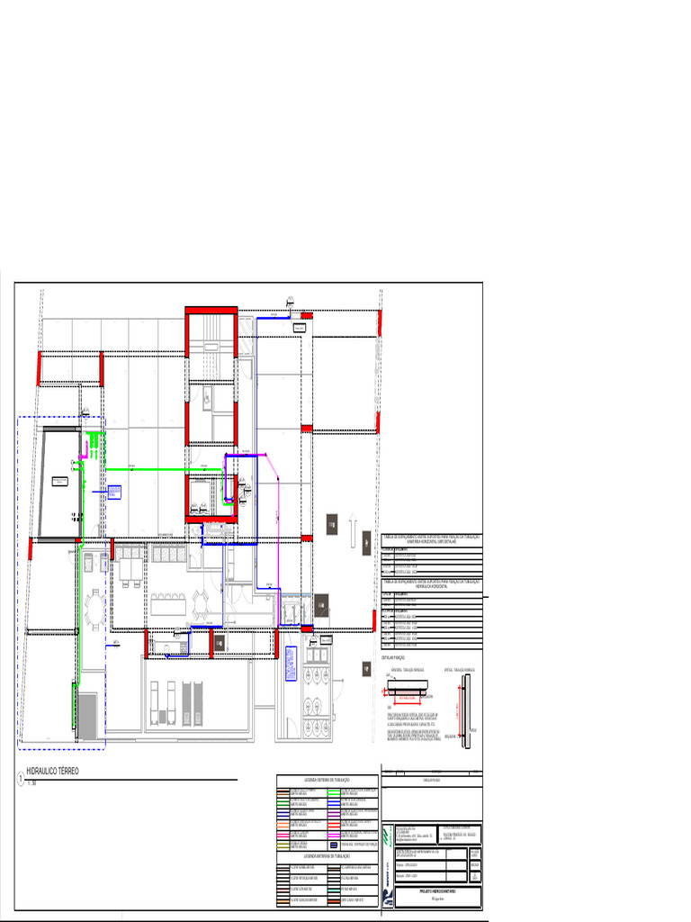 HID 03 R00 Água Térreo - Projeto Hidrossanitário Prédio | PDF | Engenharia Civil | Engenharia ...