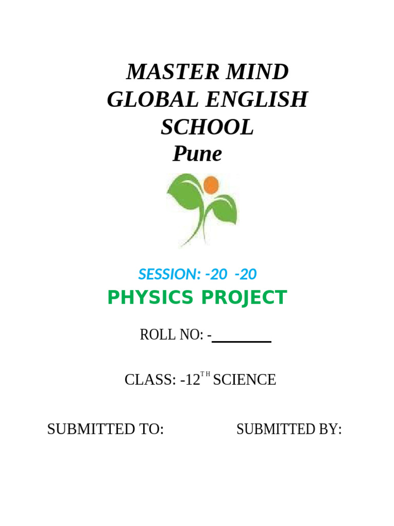 Master Mind Physics Certificate | PDF