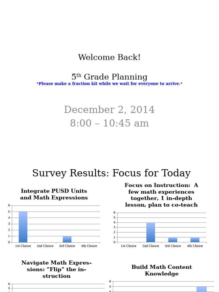12.2.14 5th Grade Planning | PDF | Division (Mathematics) | Mathematics
