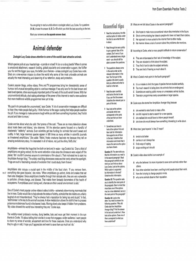 Part 5 - Animal Defender + AK | PDF | Teaching Methods & Materials