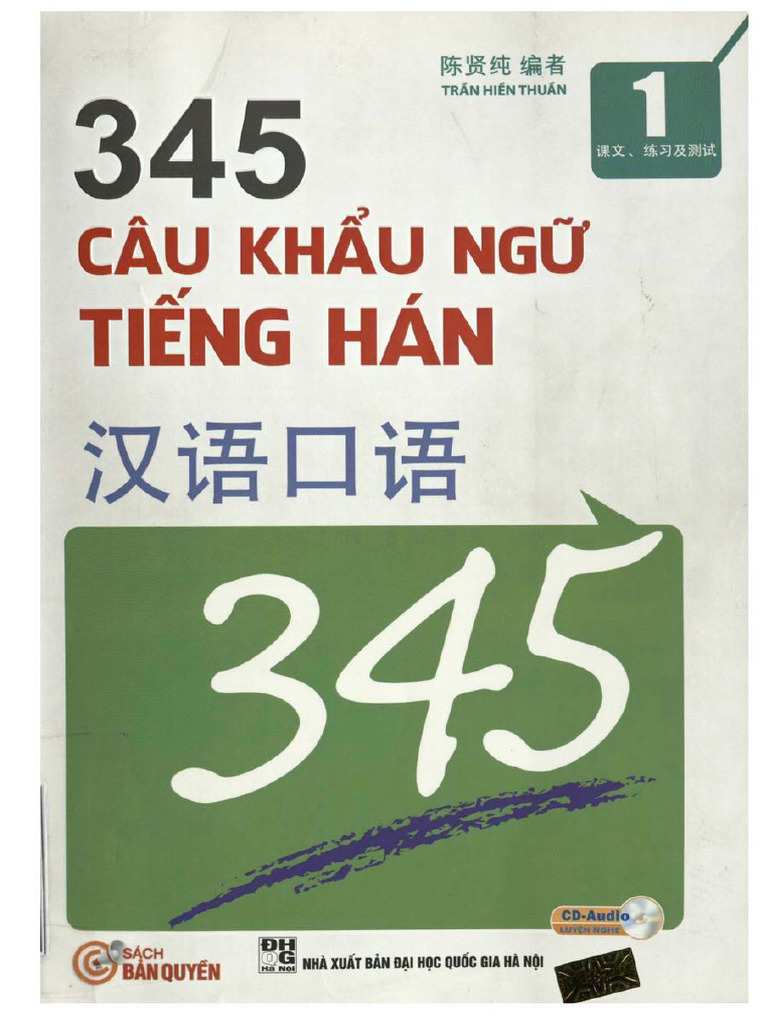 345 Cau Khau Ngu Tieng Han Tap 1 | PDF