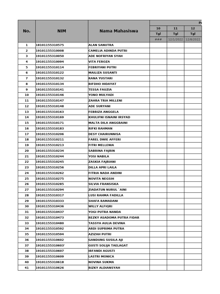 NILAI AKHIR M2 | PDF