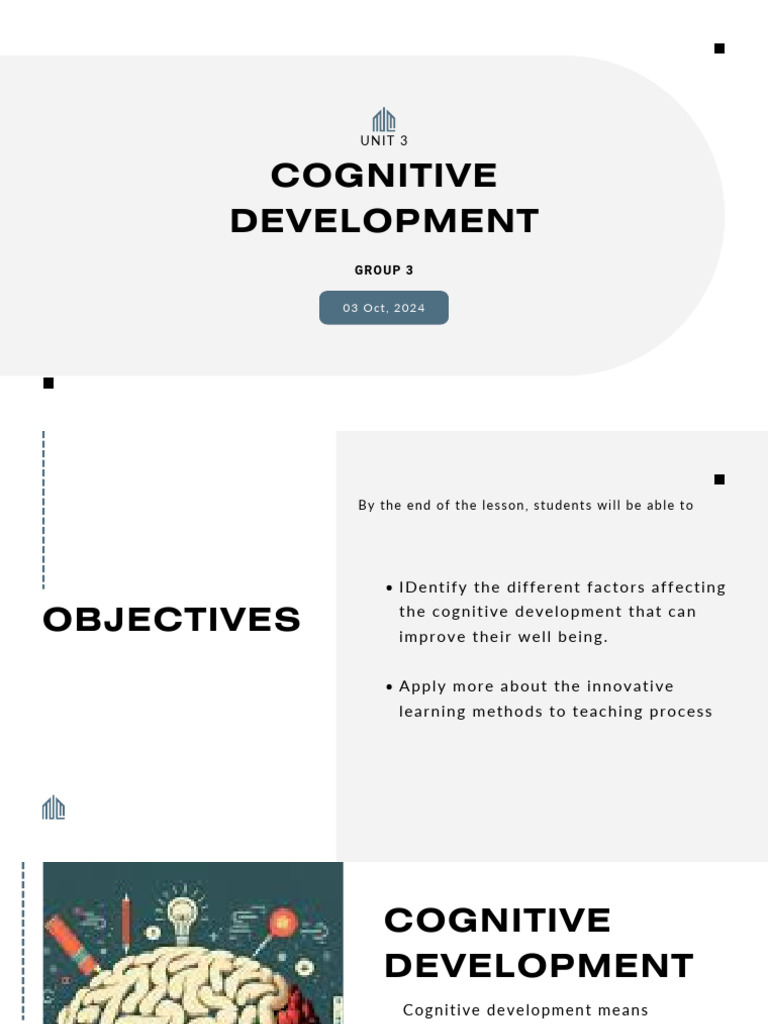 Cognitive Development Unit 3 | PDF | Intelligence | Cognitive Development