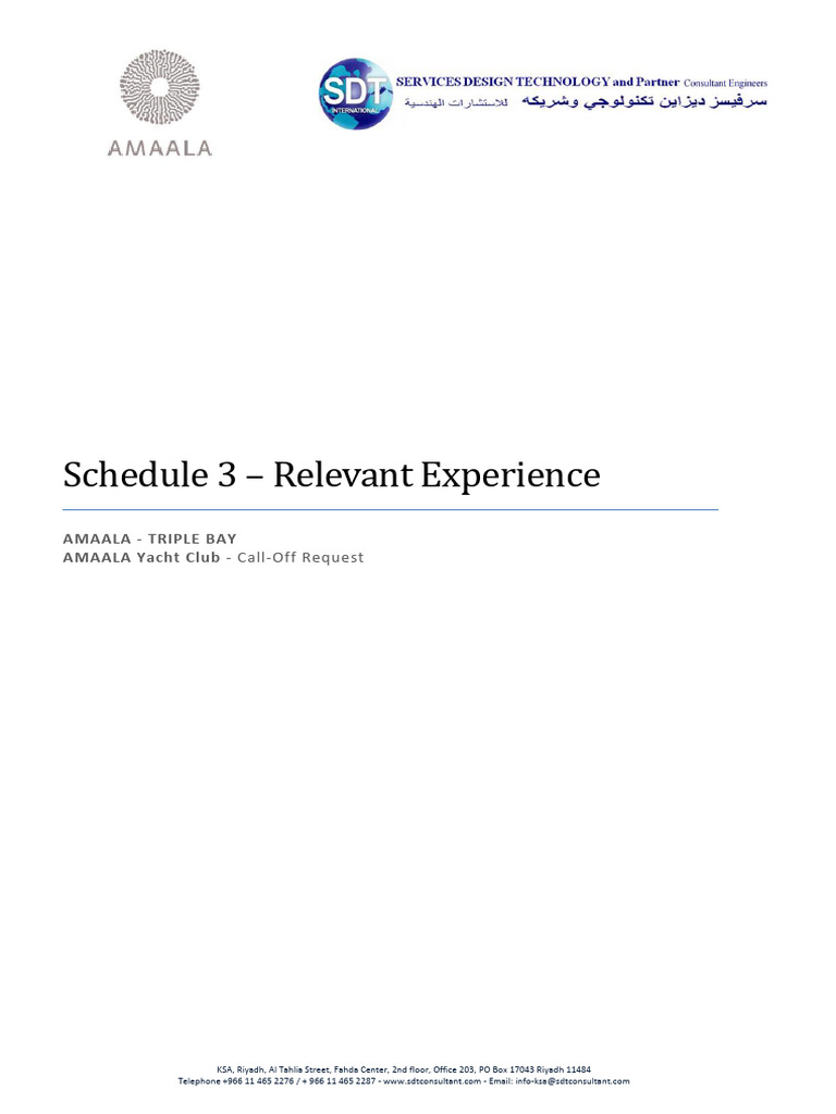 Schedule 3 | PDF