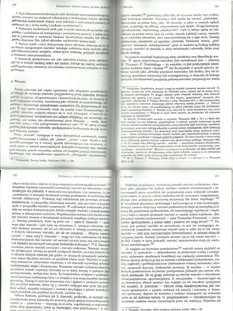 Marian Filipiak Mechanizmy Kultury Na Życie Społeczne STR 117-129 | PDF