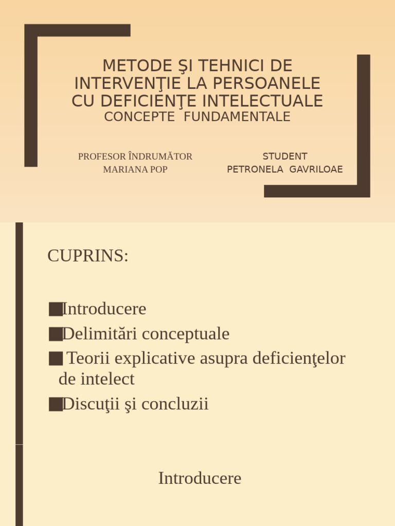 PREZENTARE | PDF