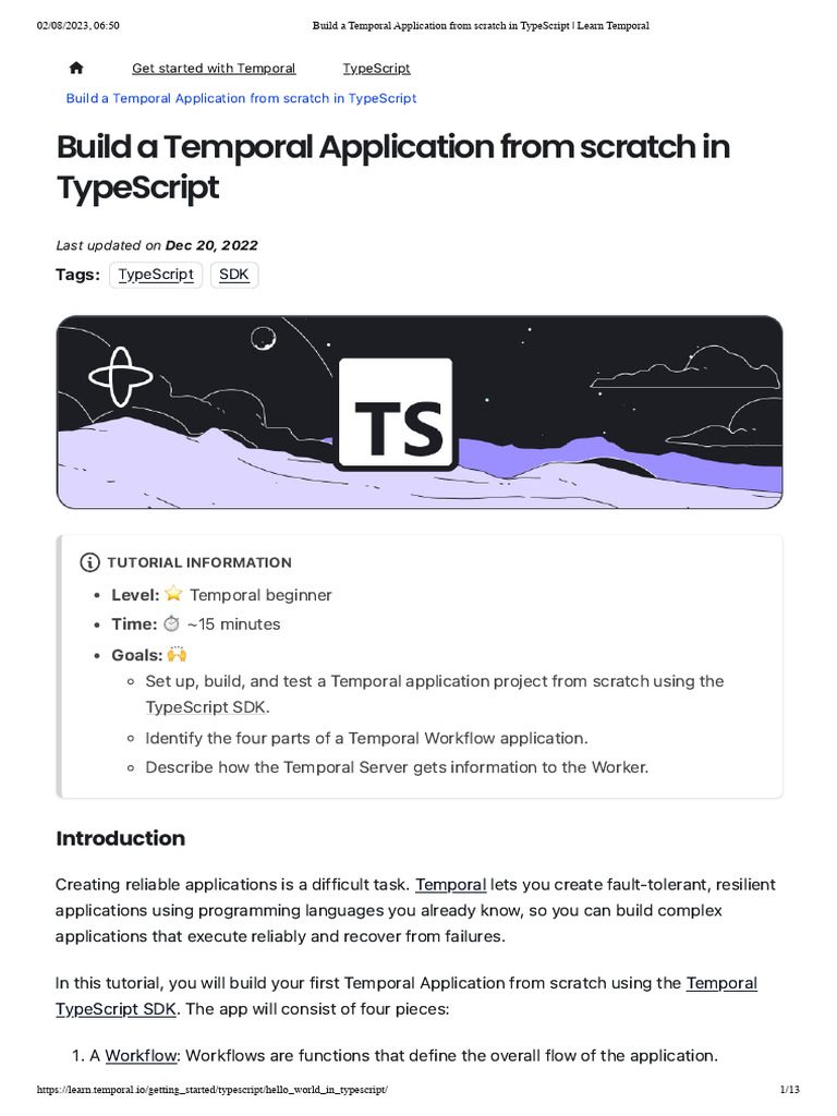 Build A Temporal Application From Scratch in TypeScript - Learn ... Build A Temporal Application From Scratch in TypeScript - Learn ...