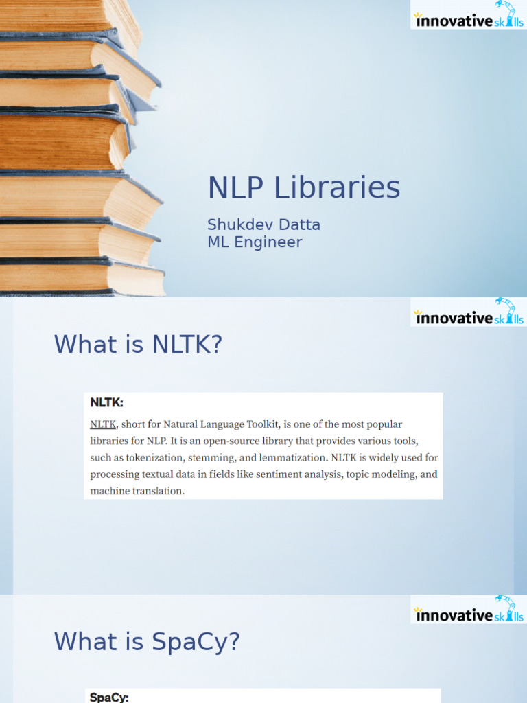 NLP Libraries | PDF | Computers
