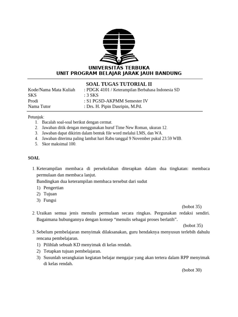 Soal TT.2 | PDF