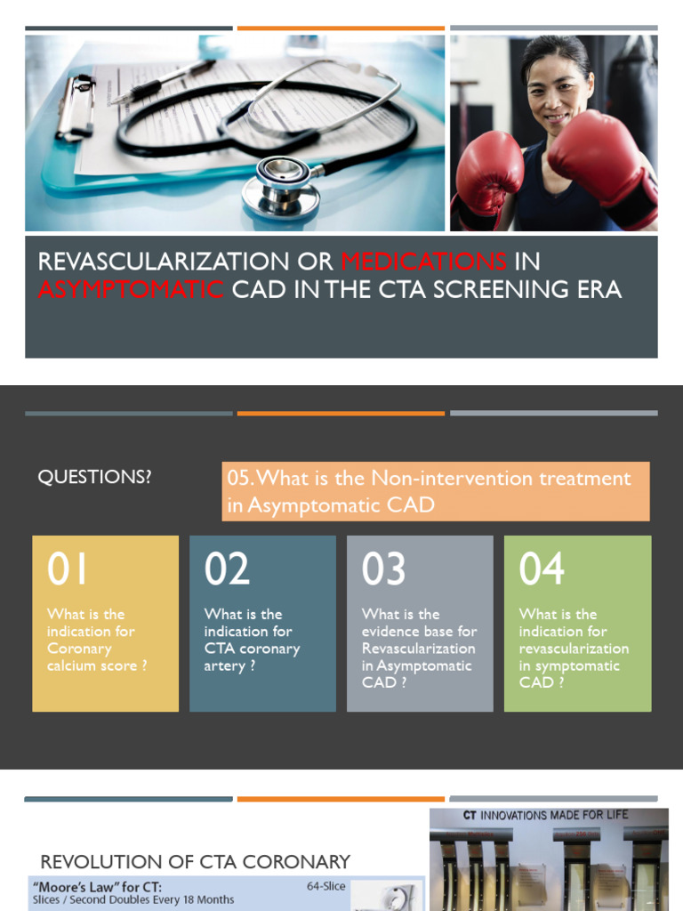 Asymtomatic CAD Medications | PDF | Coronary Artery Disease ...