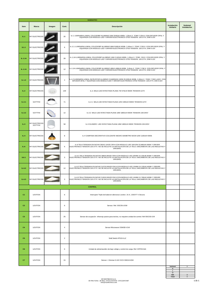 Catálogo de Productos de Iluminación | PDF | Ingenieria Eléctrica