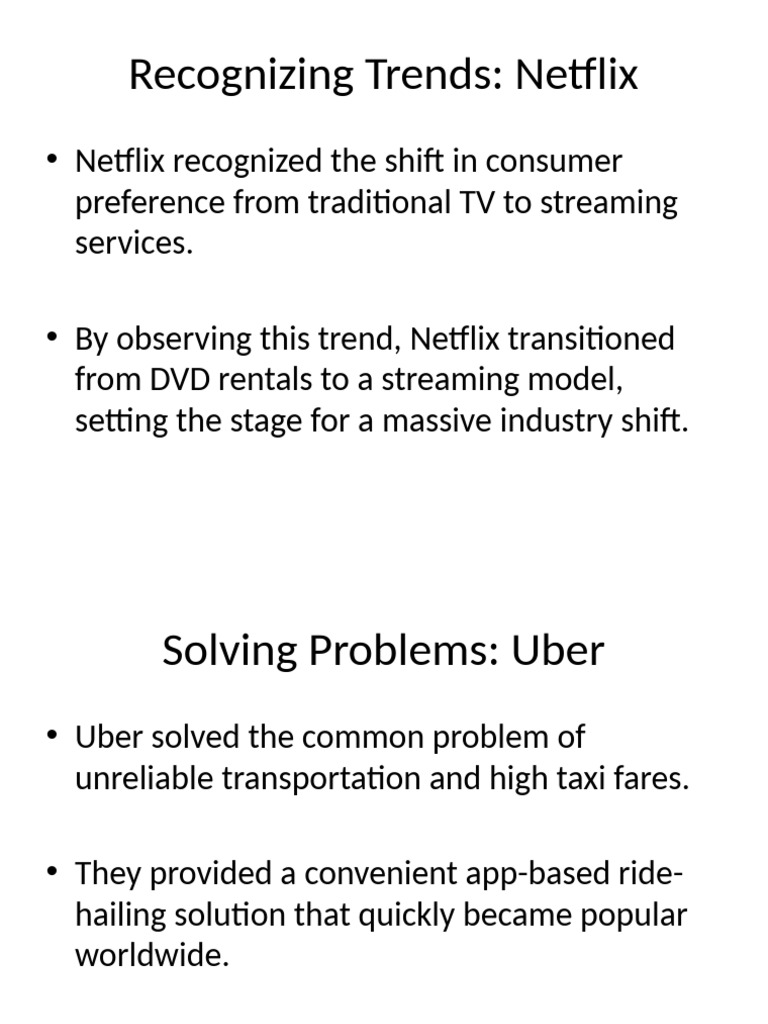 Recognizing Opportunities Real Life Examples Presentation | PDF ...