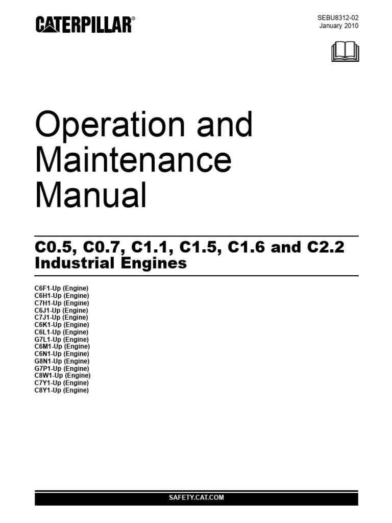 C0.5 To C2.2 - O&M Manual - SEBU8312 | PDF | Asbestos | Engines