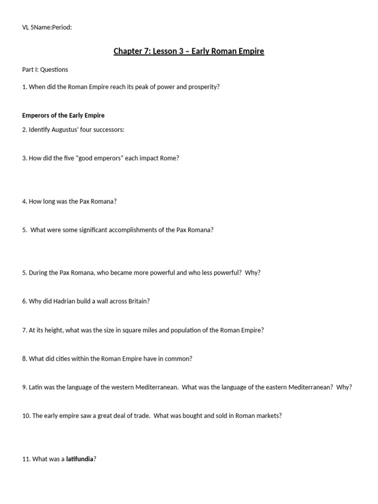 CH 7 Lesson 3 | PDF | Travel | Classics