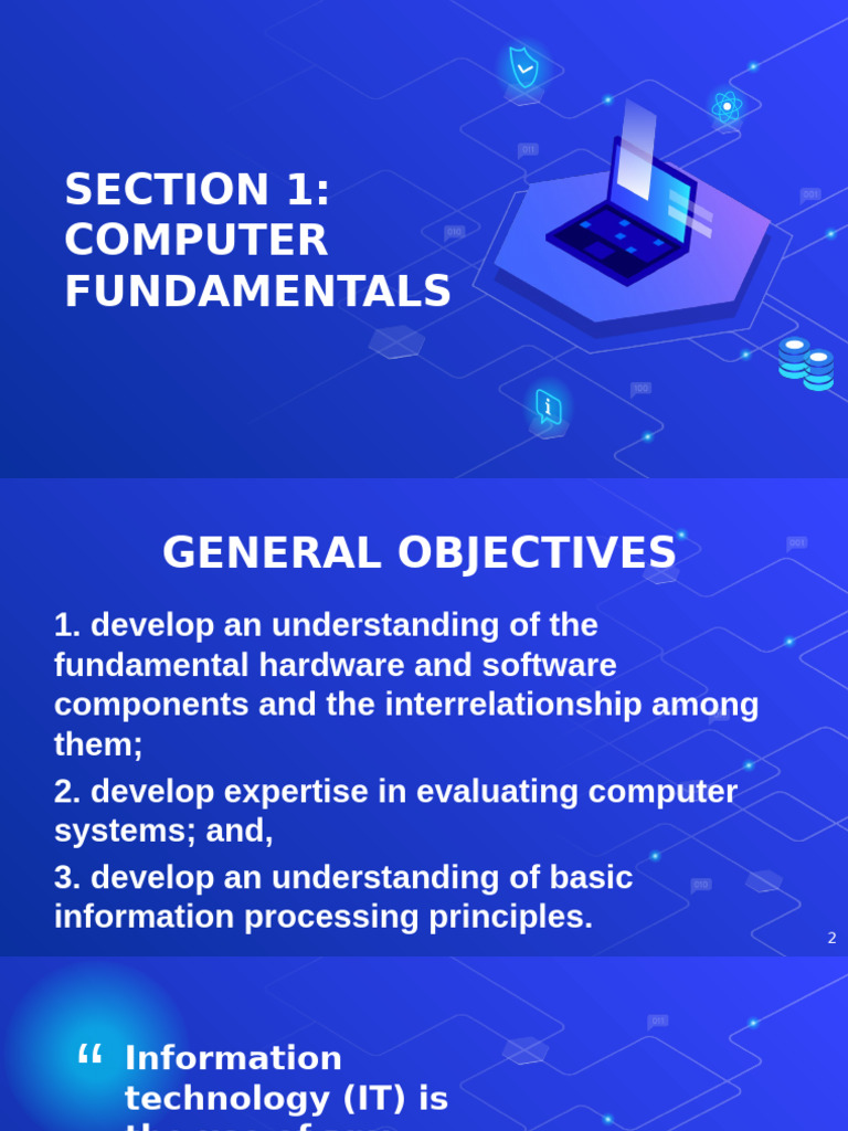 Computer Fundamentals - #1,2 | PDF | Supercomputer | Computer Hardware