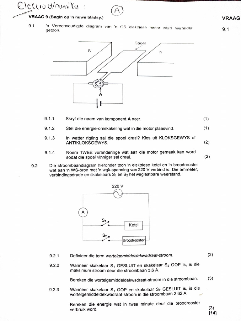 Elektrodinamika, Elektrostatika, Stroombane. | PDF