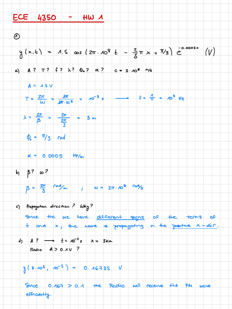 Homework 1 - Juan Jose Rosales | PDF | Electrical Engineering ...