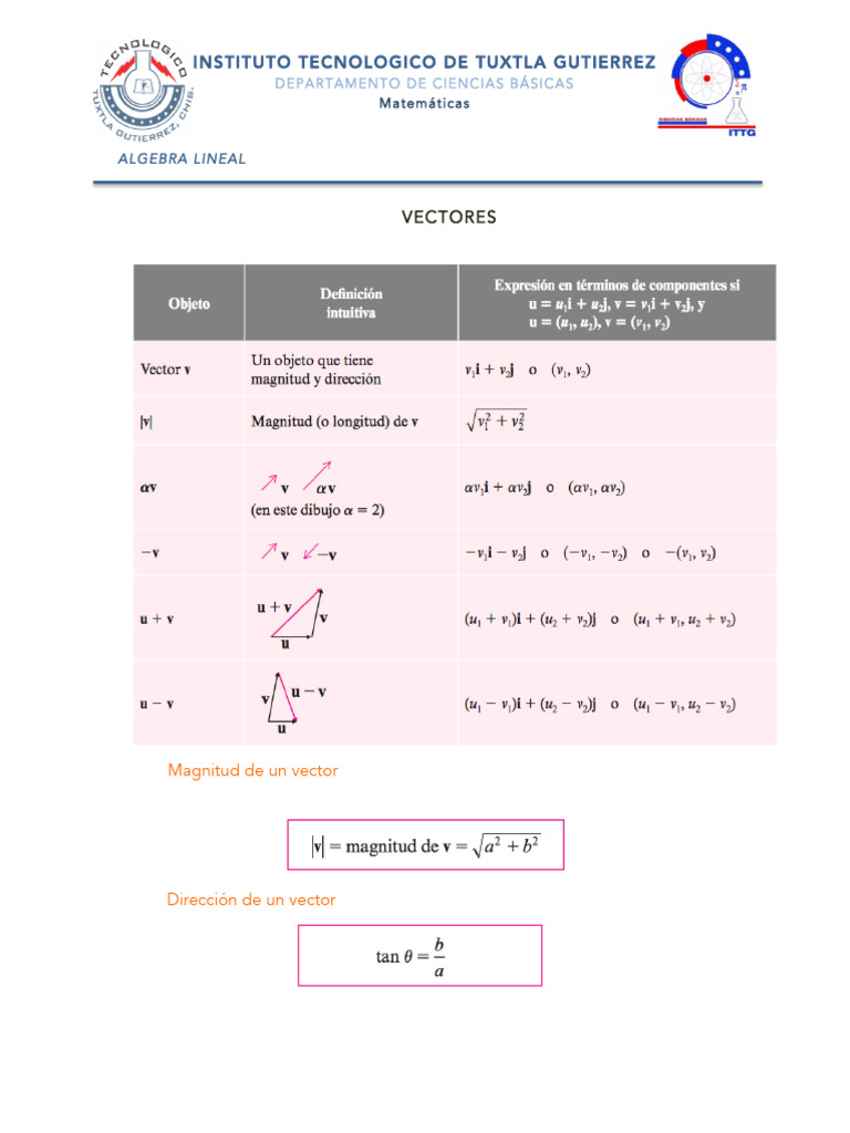1 U4 TEC Algebra | PDF | Geometría | Álgebra abstracta
