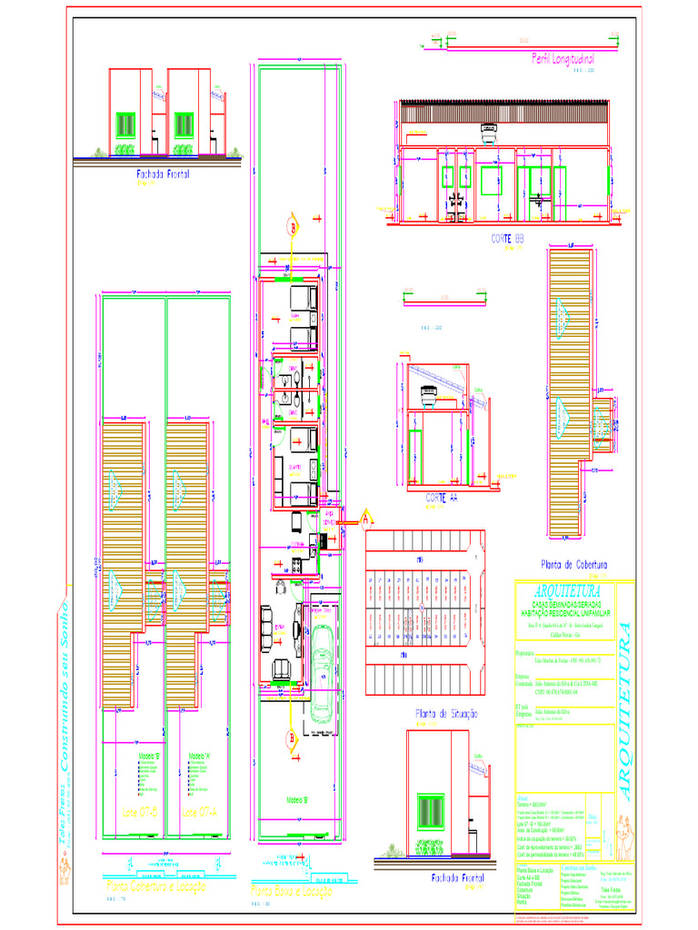 Projeto Tales Jarim Tangara A0 Colorido | PDF | Engenharia | Habitação