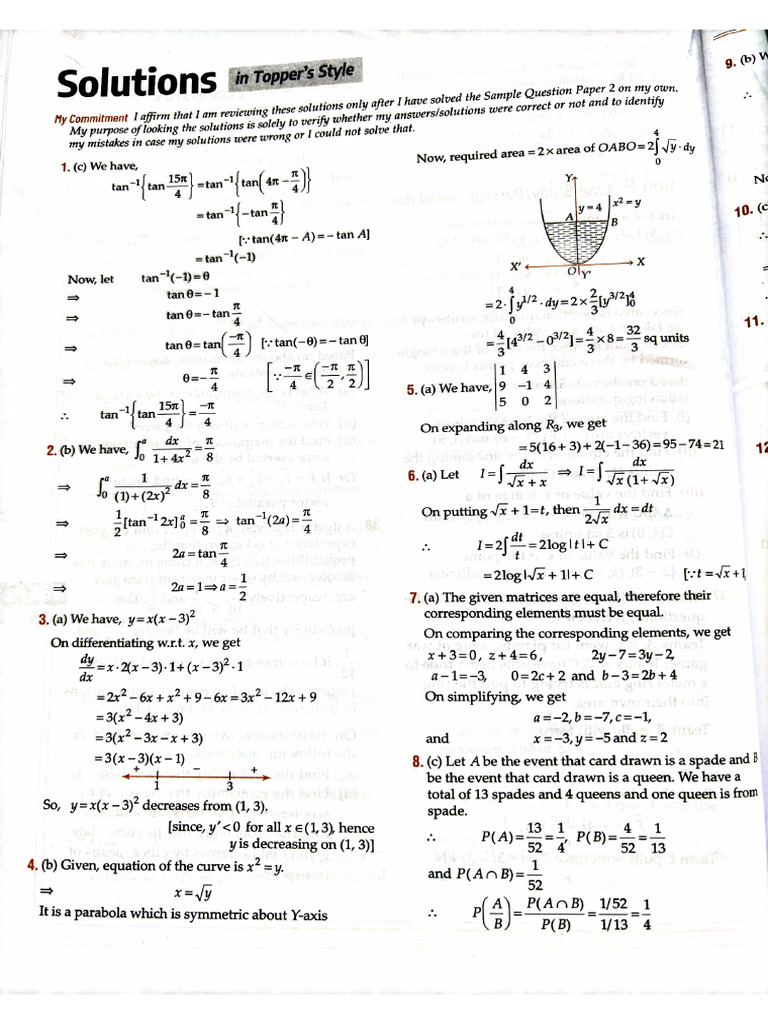 Sample Paper 2 | PDF