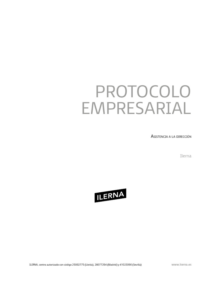 Protocolo Empresarial | PDF | Comunicación no verbal | Expresión facial