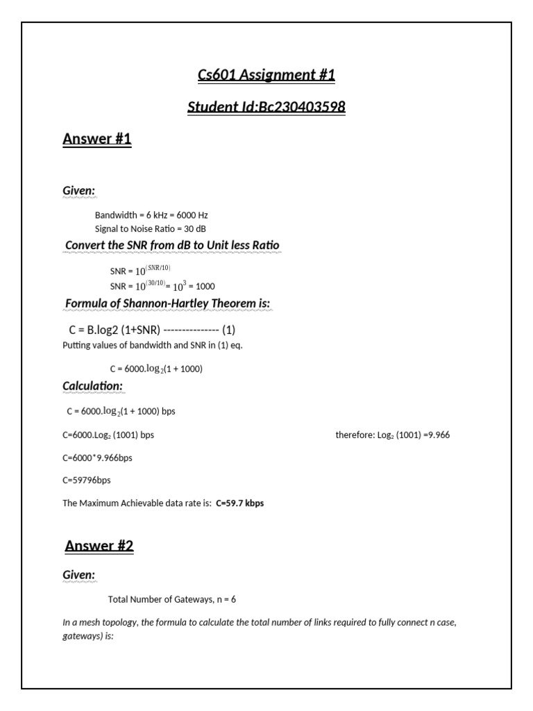 Fall 2024 - CS601 - 1 | PDF | Teaching Methods & Materials