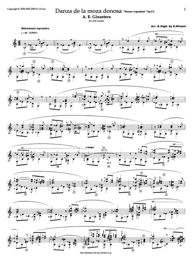 Danza de La Moza Donosa | PDF