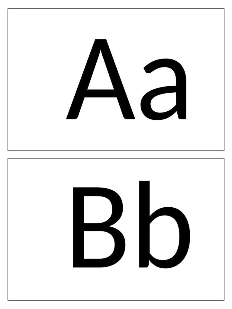 Abecedario Script y Cursiva Conv | PDF