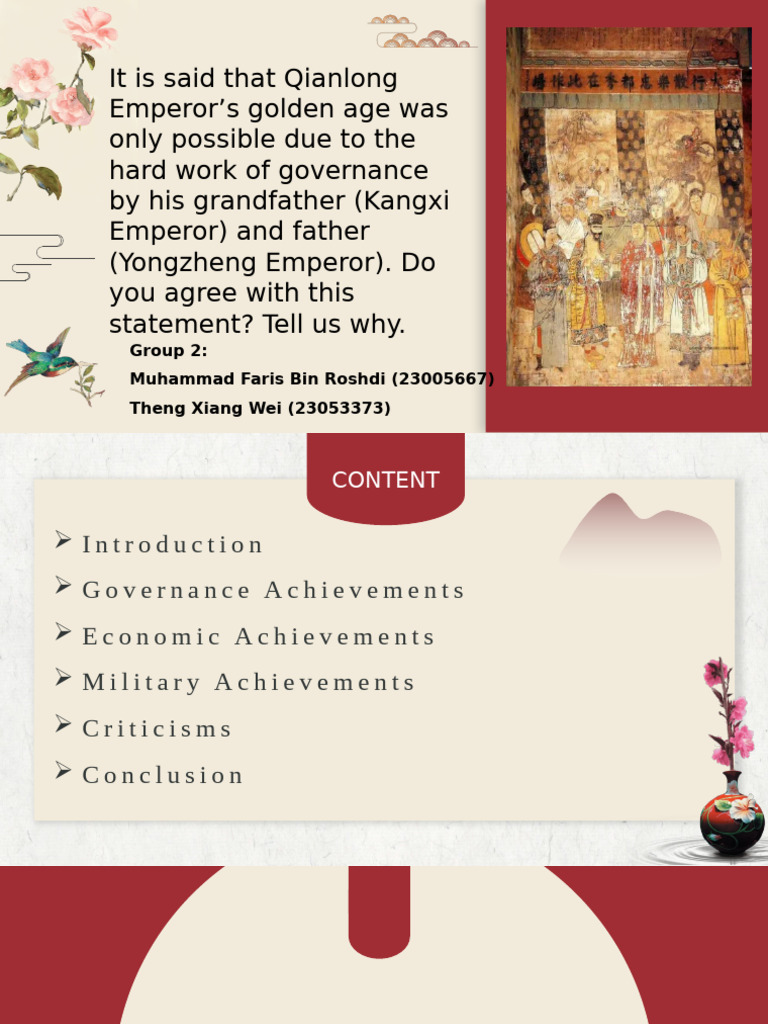 Qing Dynasty's Golden Age Analysis | PDF | Qing Dynasty | East Asia