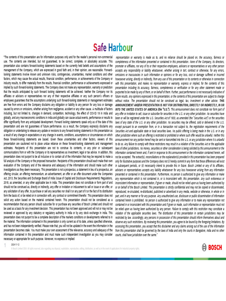 q2 F-Y 2024-25 Investor Presentation | PDF | Accuracy And Precision ...