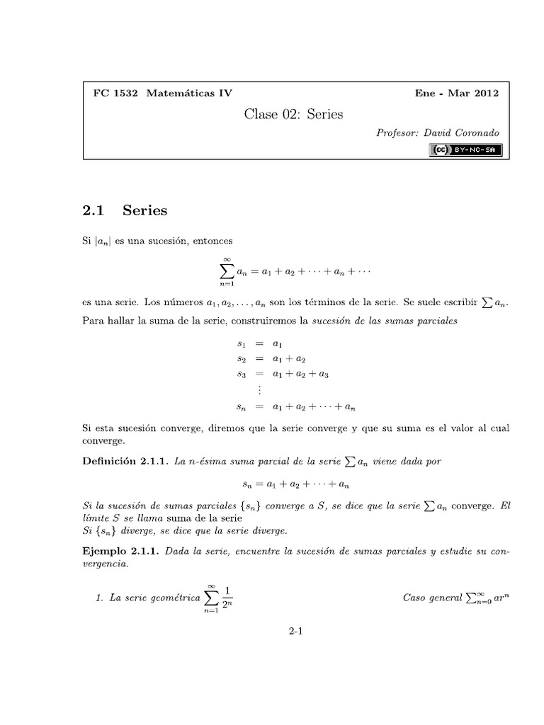Clase 02 Series | PDF